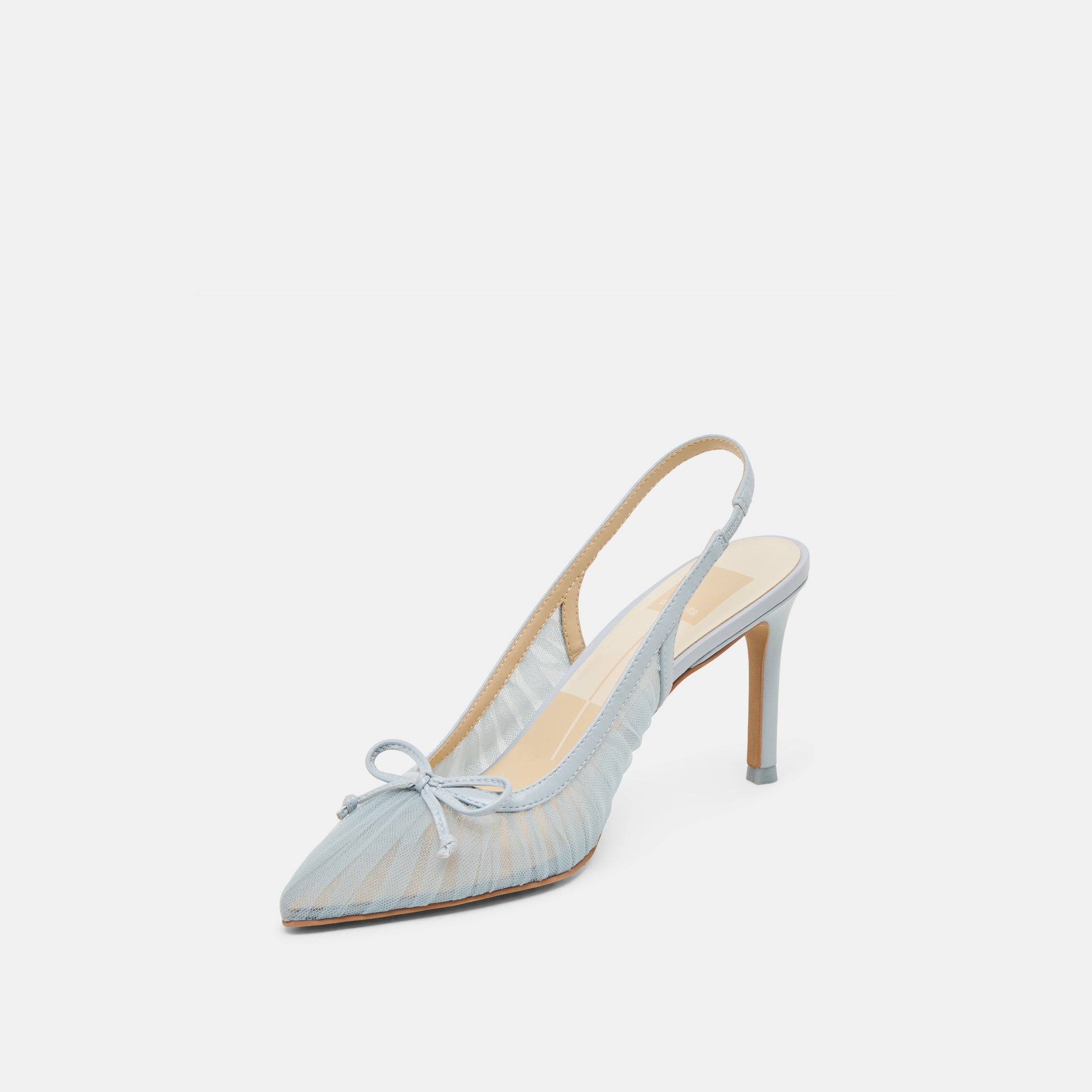 Yela Light Blue Tulle Heels | Dolce Vita