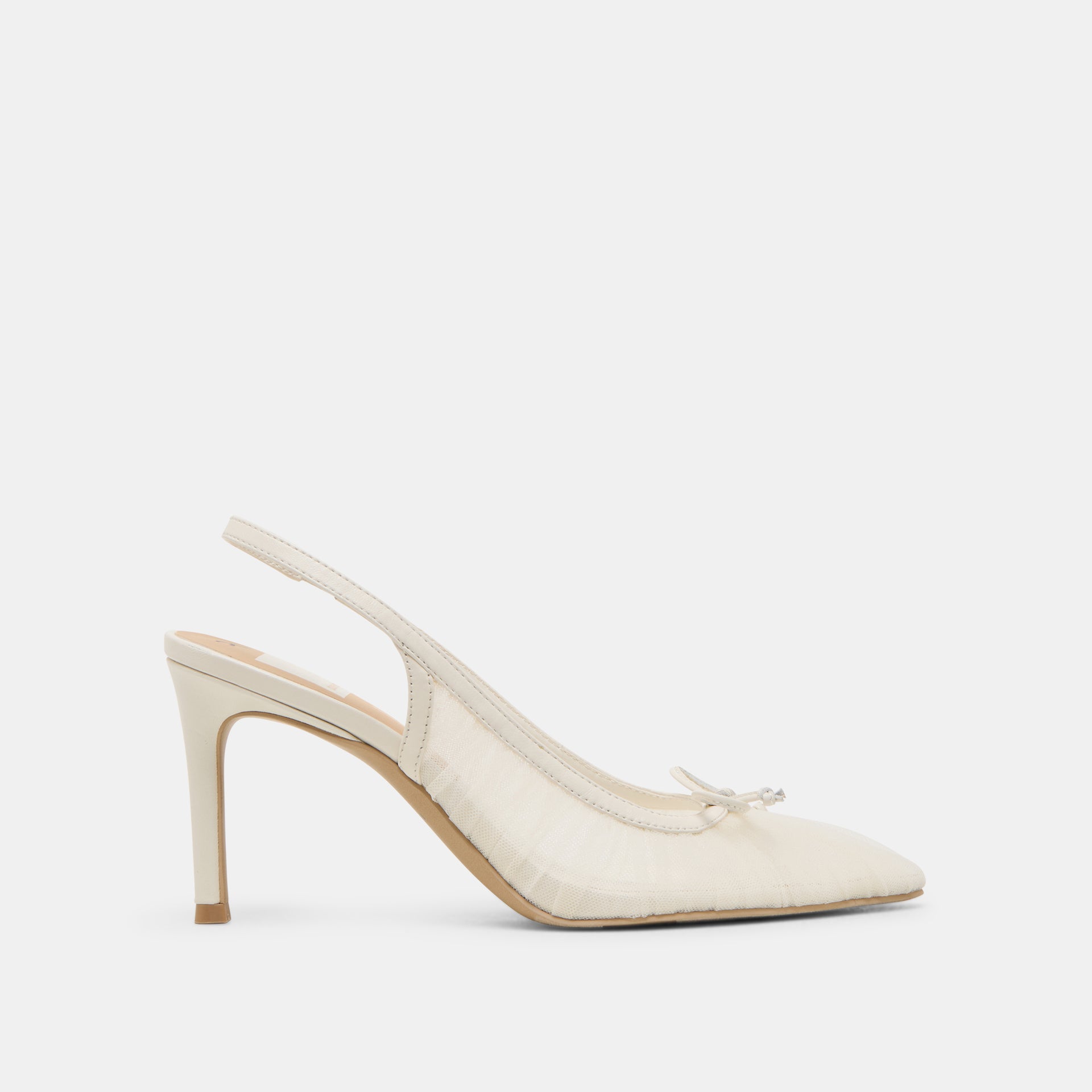 Yela White Tulle Heels | Dolce Vita