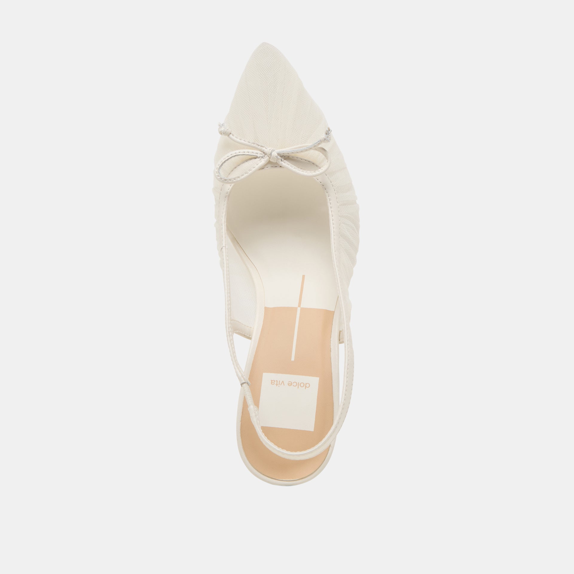 Yela White Tulle Heels | Dolce Vita