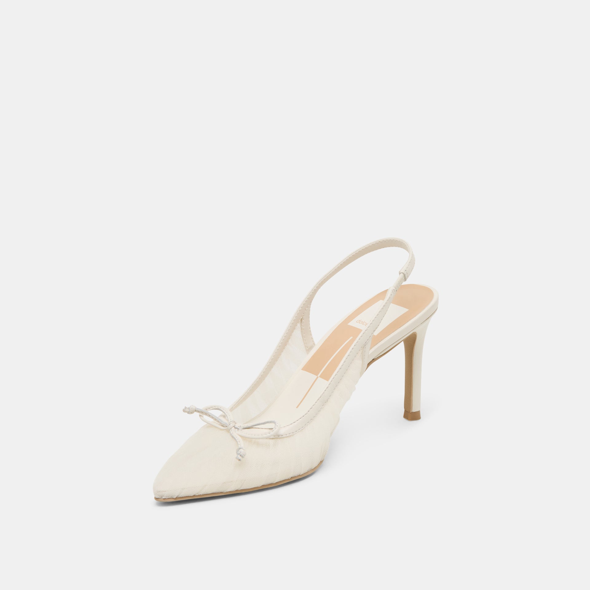 Yela White Tulle Heels | Dolce Vita