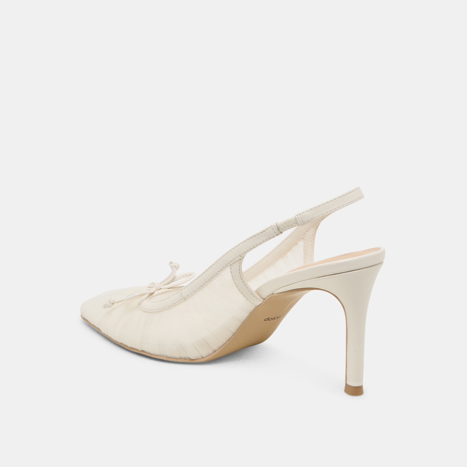 Yela White Tulle Heels | Dolce Vita