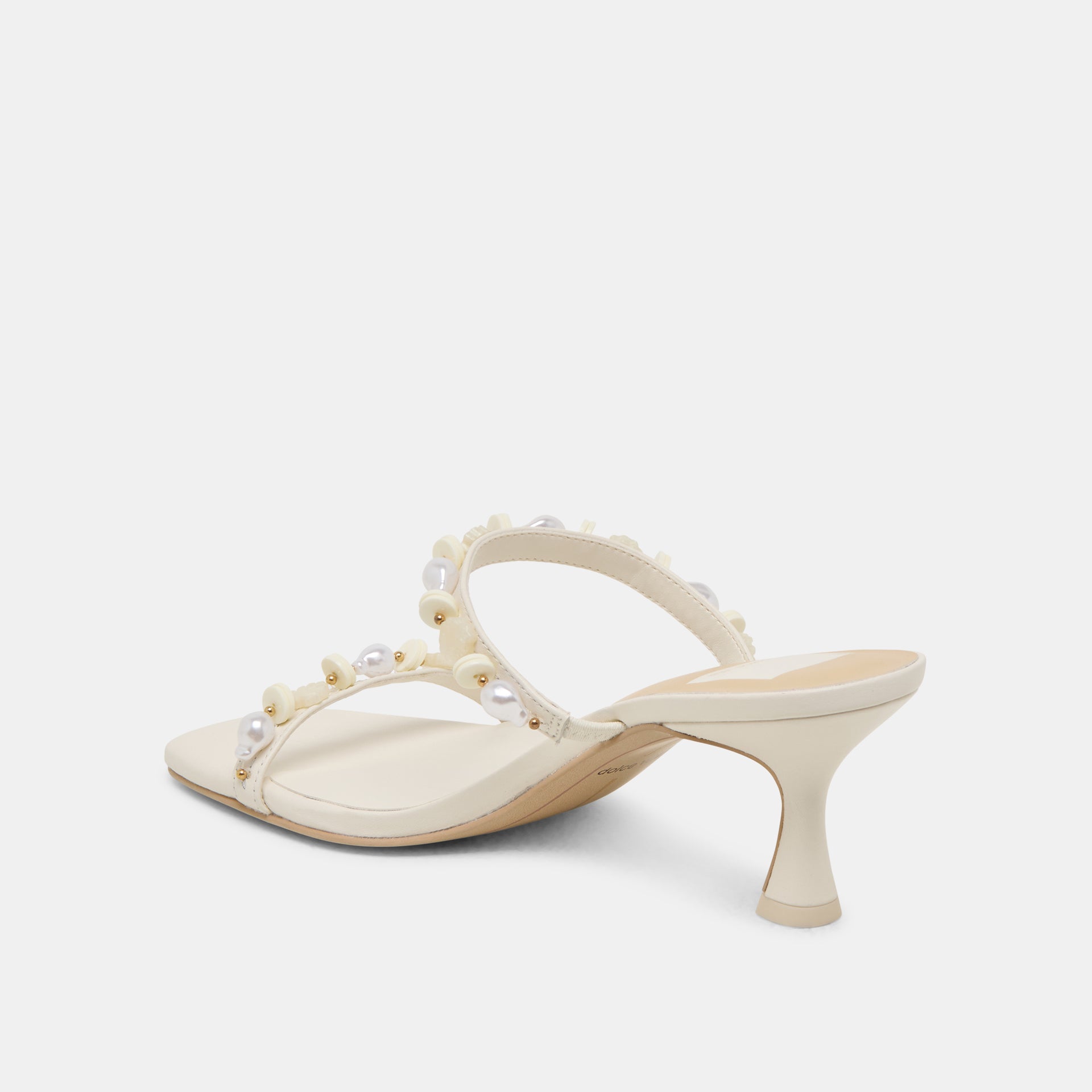 GRASON HEELS WHITE LEATHER – Dolce Vita