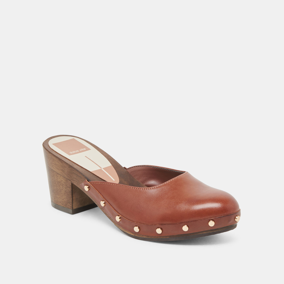 CAMYN HEELS BROWN LEATHER – Dolce Vita