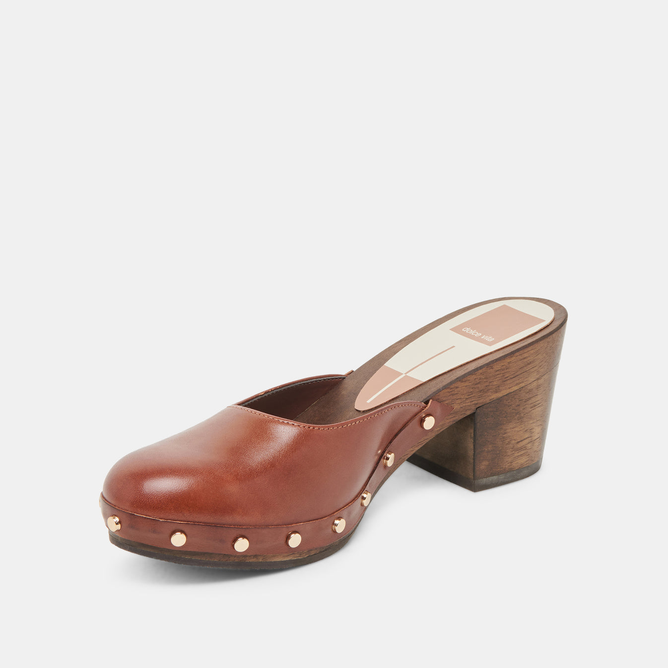 CAMYN HEELS BROWN LEATHER – Dolce Vita