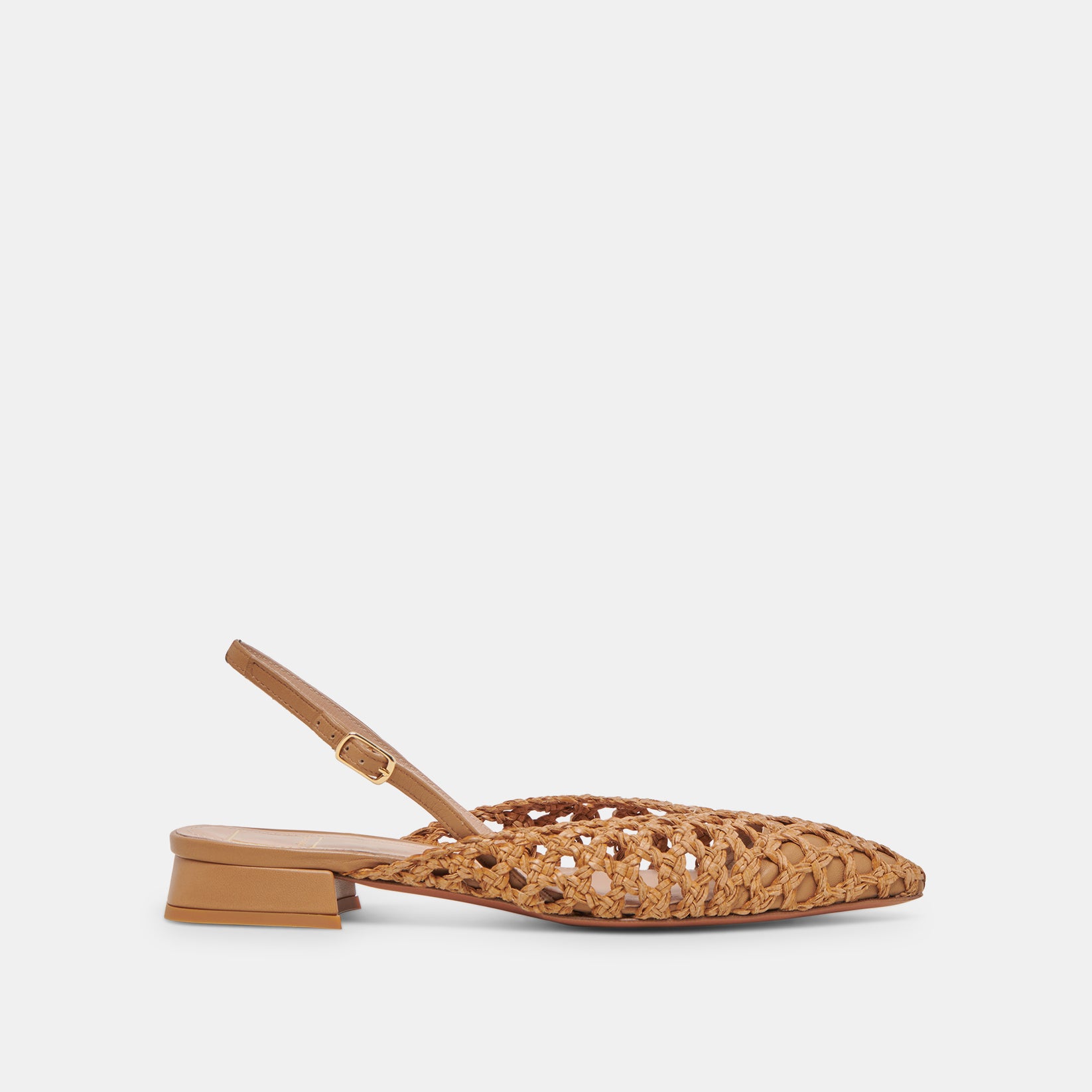CYNDI FLATS NATURAL WOVEN – Dolce Vita