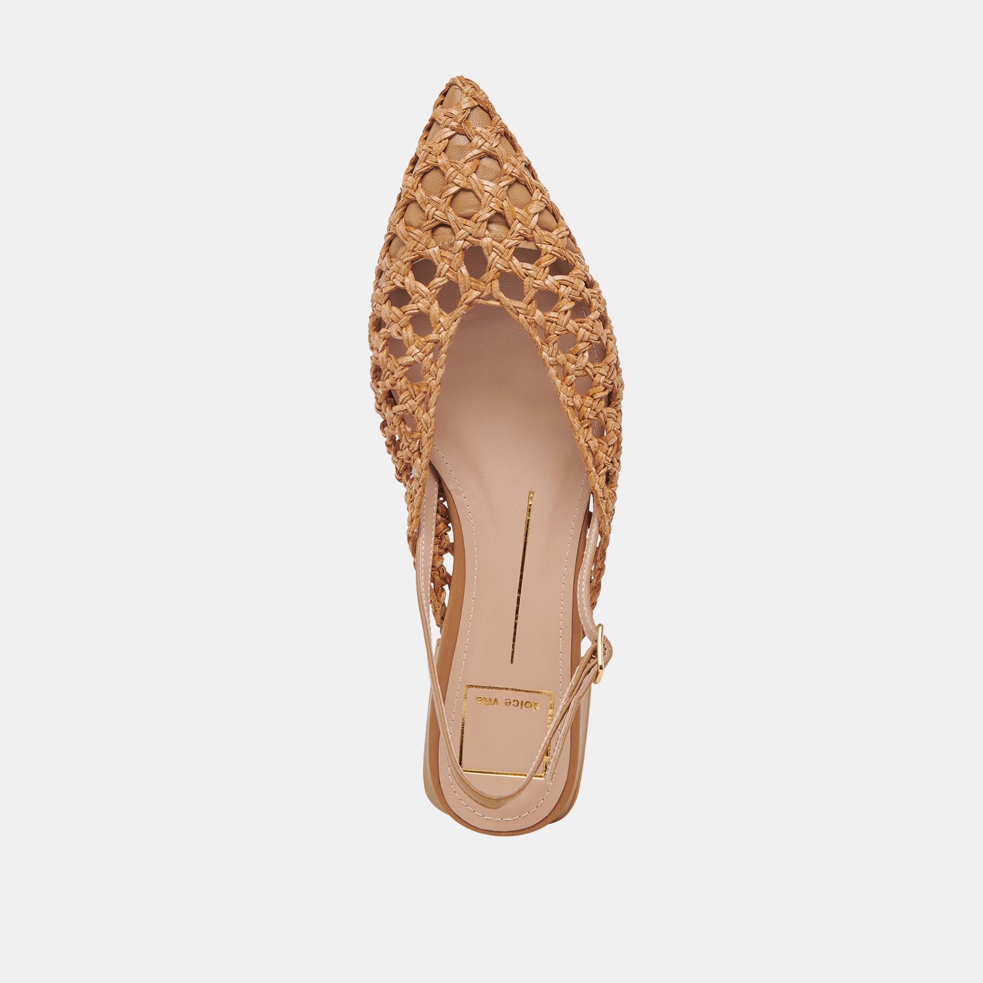 CYNDI FLATS NATURAL WOVEN – Dolce Vita
