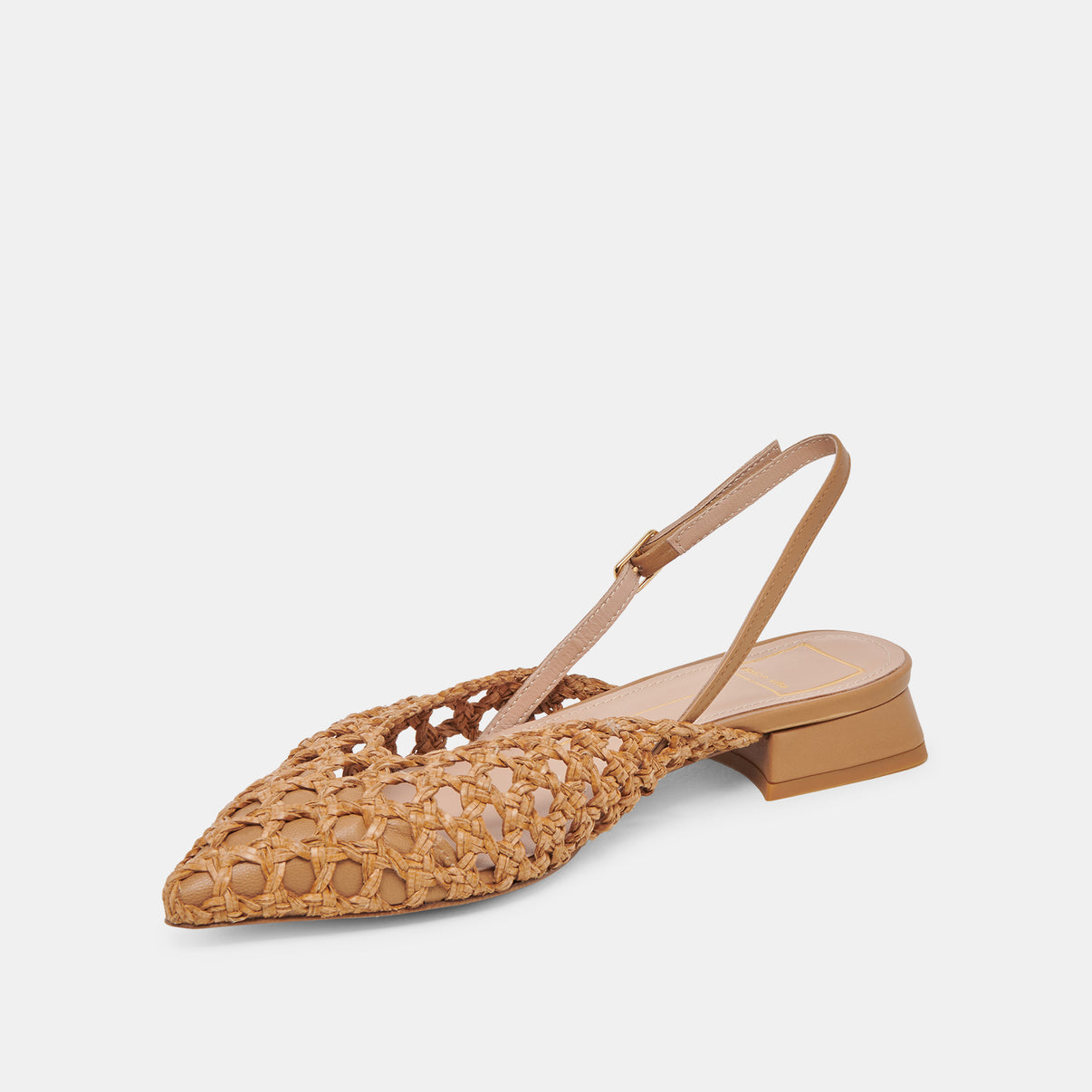 CYNDI FLATS NATURAL WOVEN – Dolce Vita