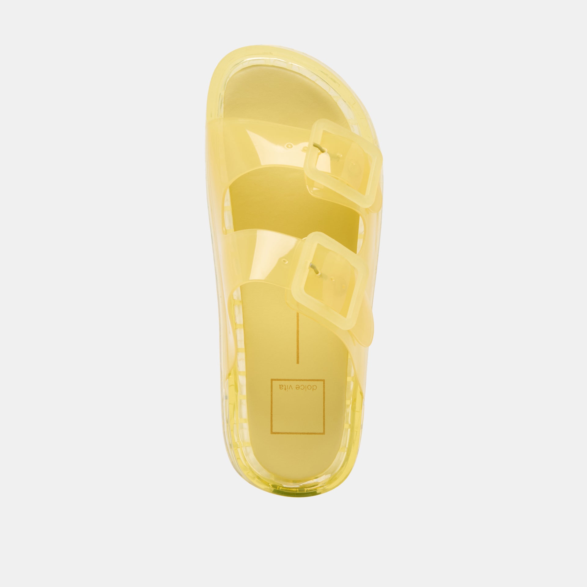 Julio Lemon Vinyl Sandals | Dolce Vita