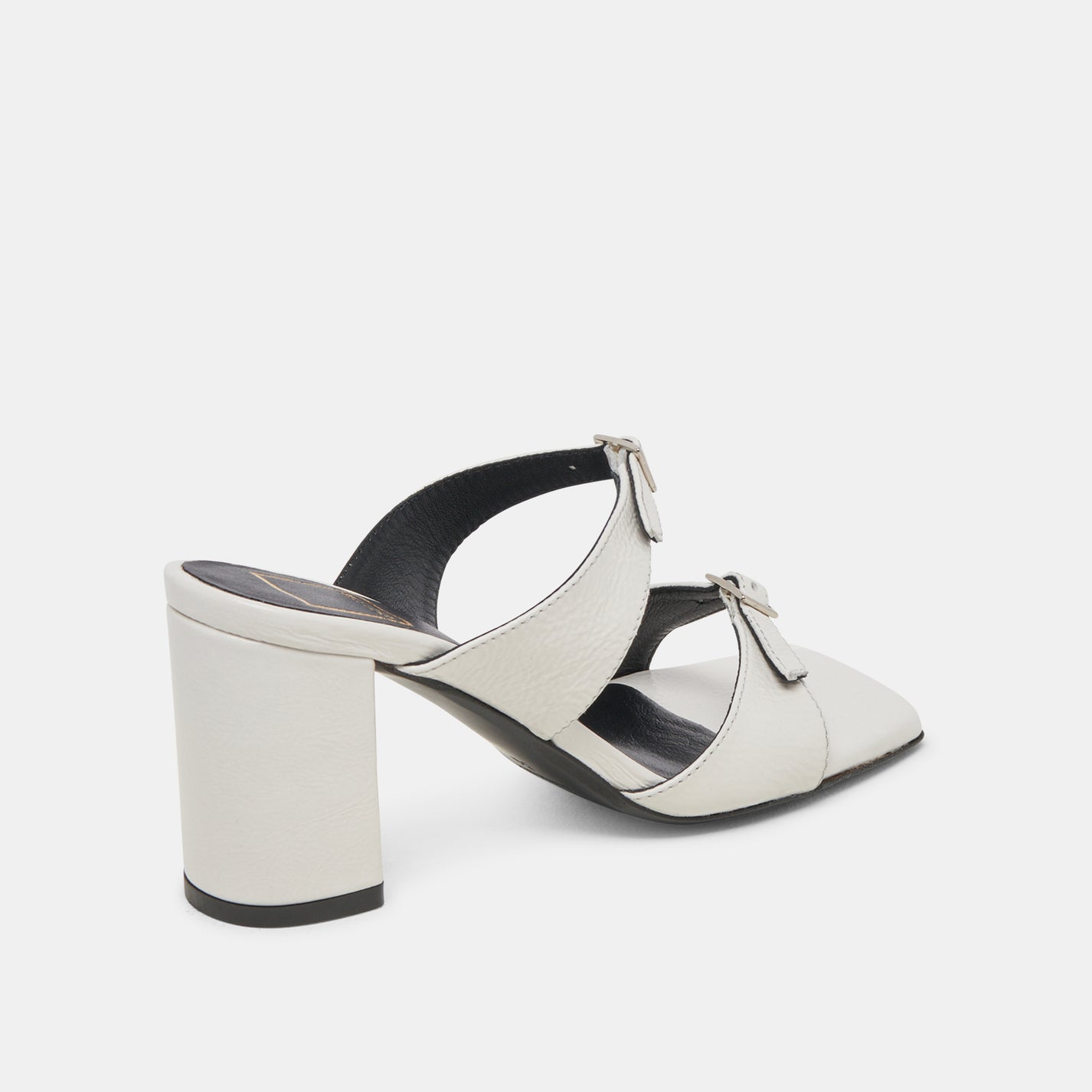 SHANE HEELS OFF WHITE CRINKLE PATENT – Dolce Vita