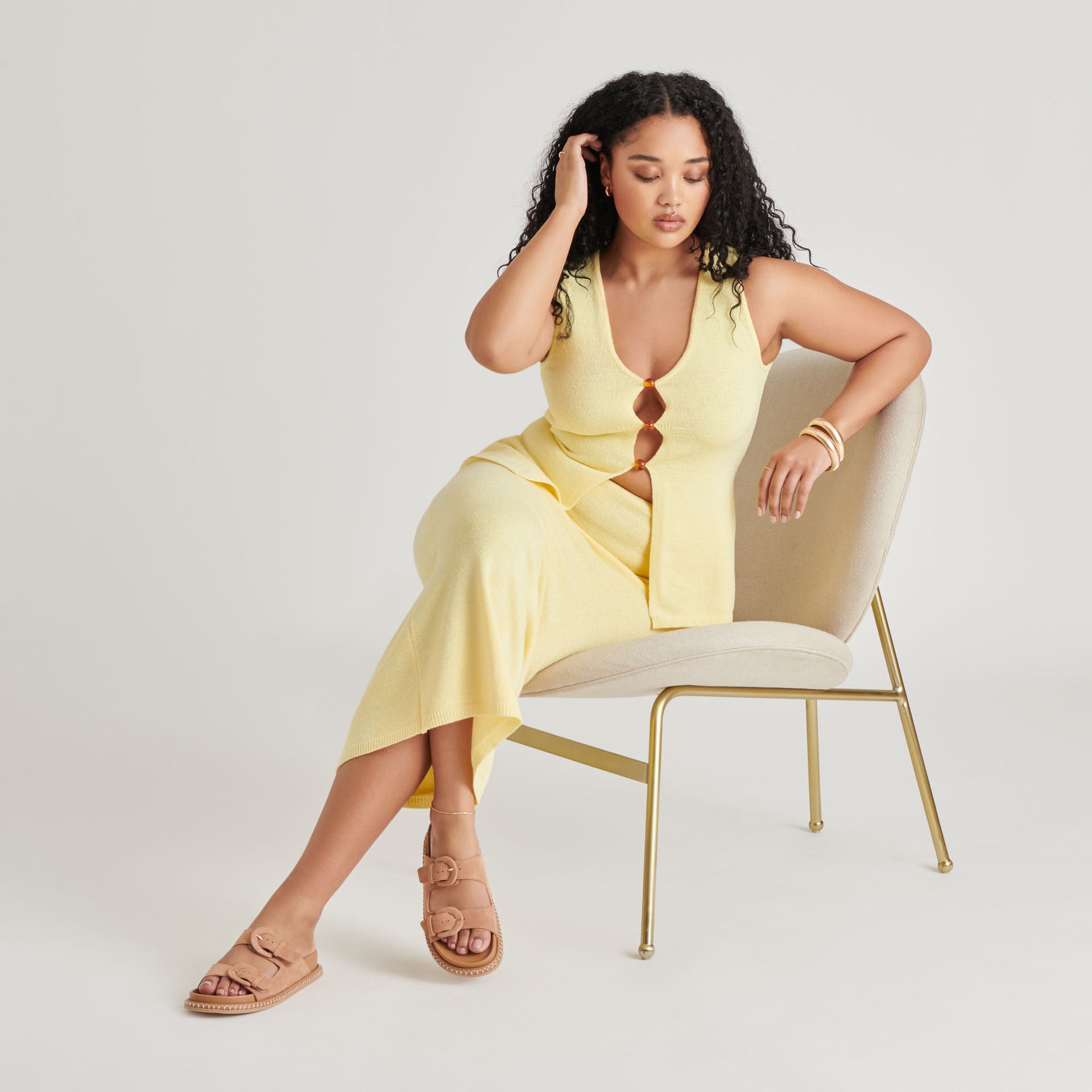 SHAUNY SANDALS TOFFEE SUEDE – Dolce Vita