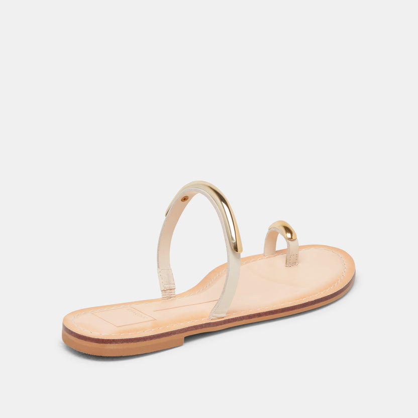 WINK WIDE SANDALS BONE LEATHER – Dolce Vita
