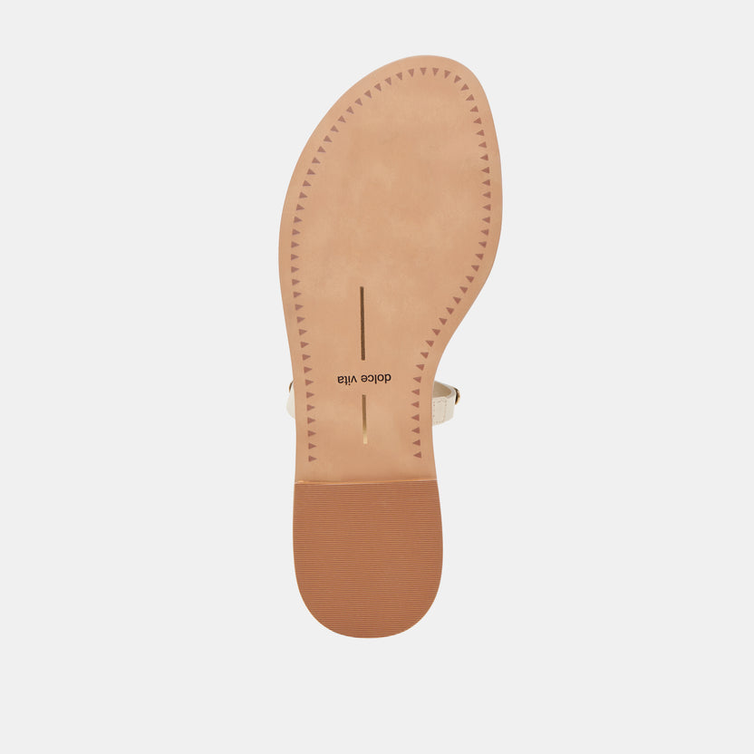 WINK WIDE SANDALS BONE LEATHER – Dolce Vita
