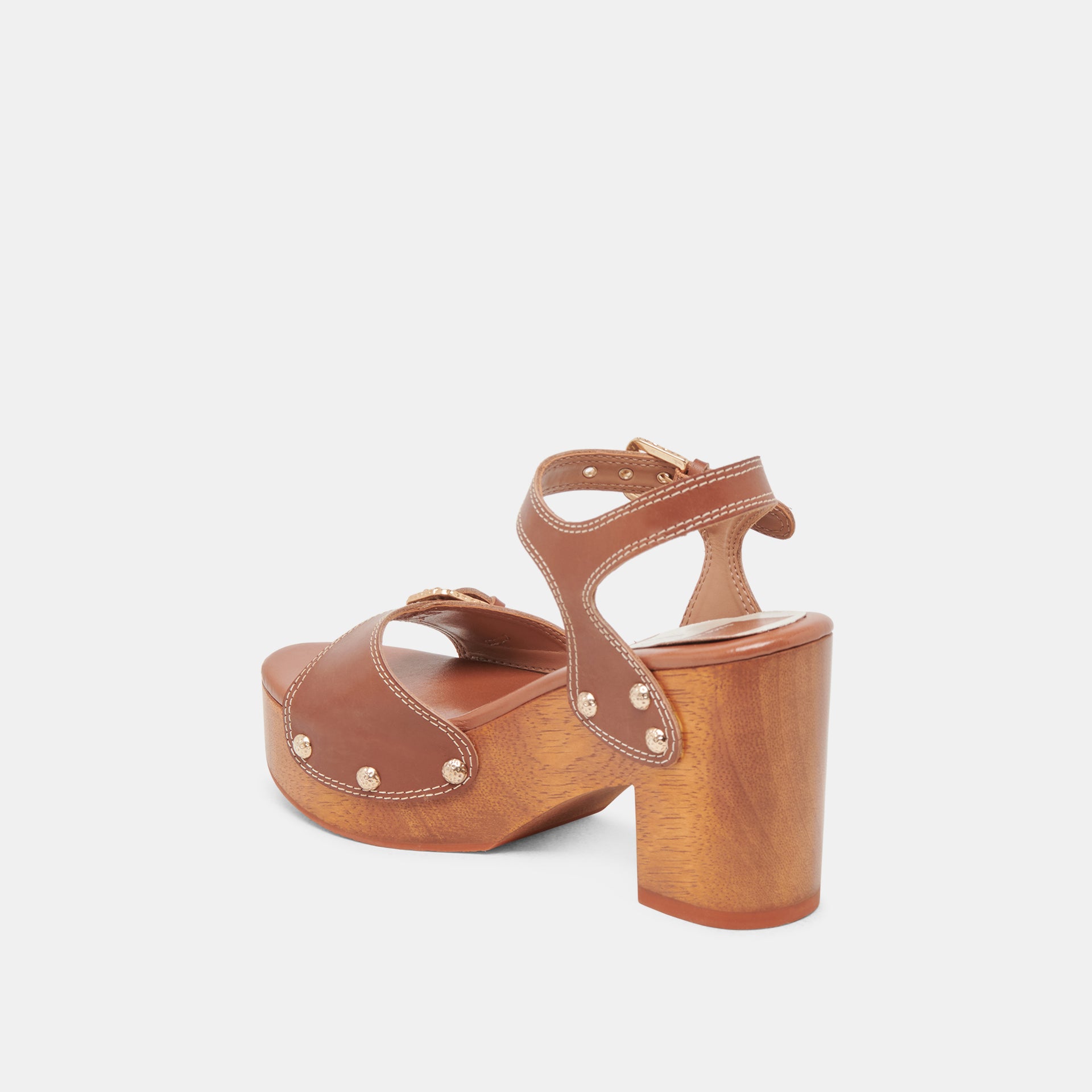 YANDY HEELS COGNAC LEATHER – Dolce Vita