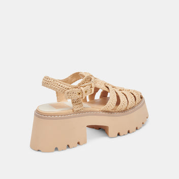 LASLY SANDALS NATURAL KNIT – Dolce Vita
