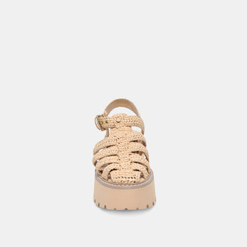 LASLY SANDALS NATURAL KNIT – Dolce Vita