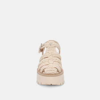 LASLY SANDALS OATMEAL KNIT – Dolce Vita