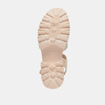 LASLY SANDALS OATMEAL KNIT – Dolce Vita