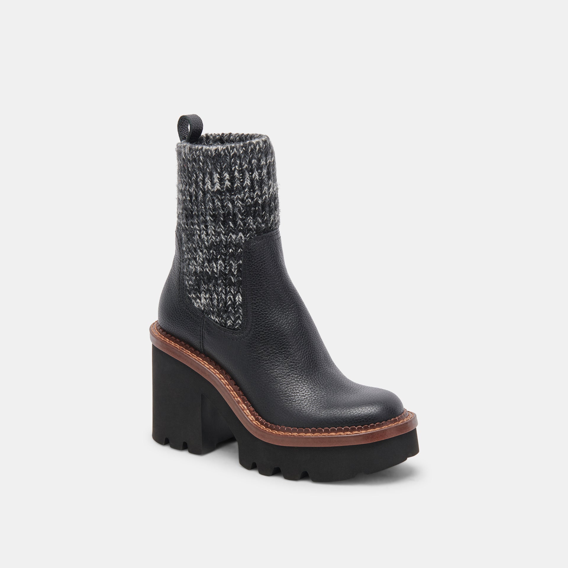 DRAGO BOOTS BLACK LEATHER – Dolce Vita