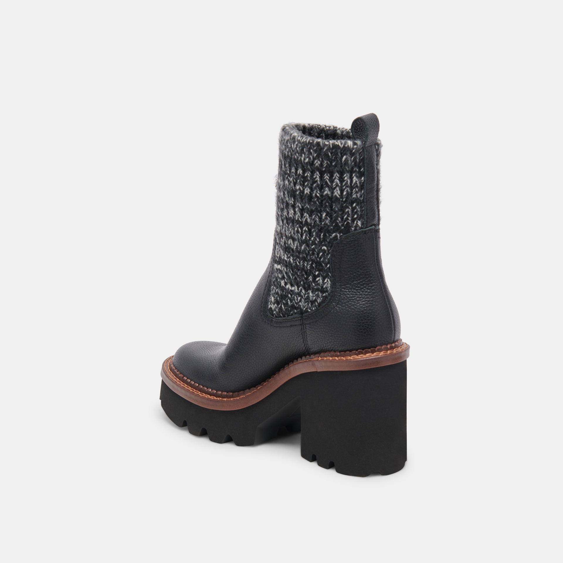 DRAGO BOOTS BLACK LEATHER – Dolce Vita
