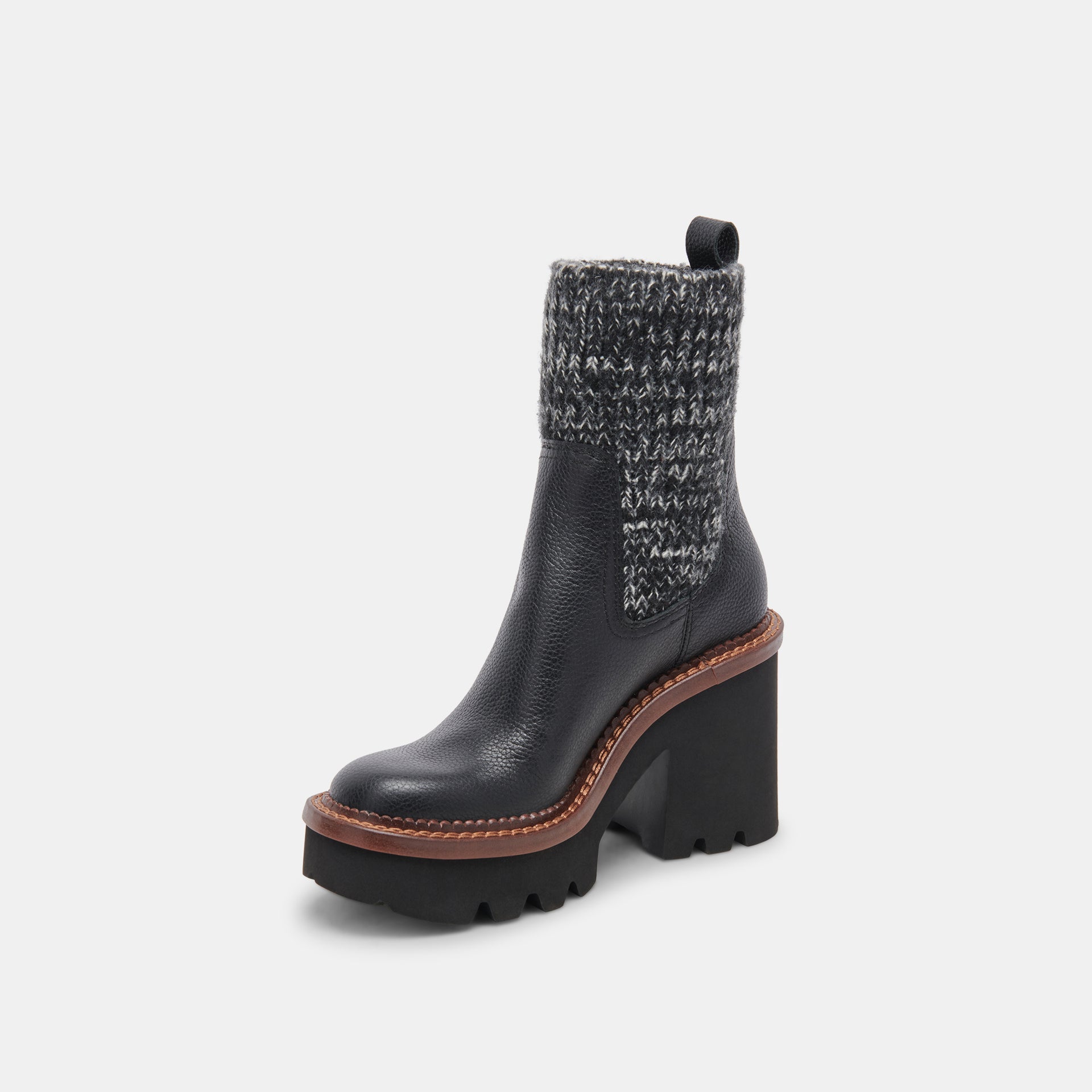 DRAGO BOOTS BLACK LEATHER – Dolce Vita