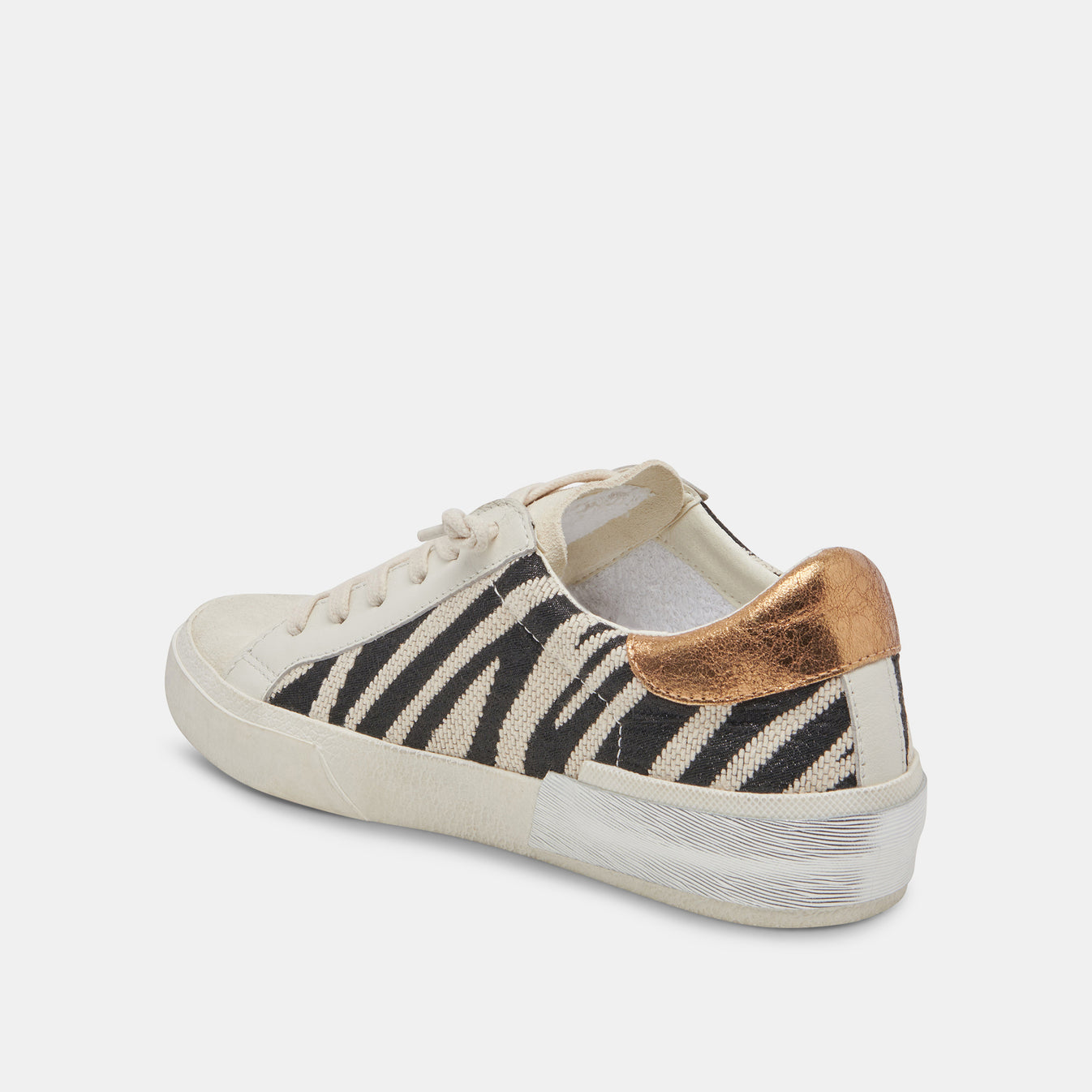 ZINA SNEAKERS ZEBRA FABRIC – Dolce Vita