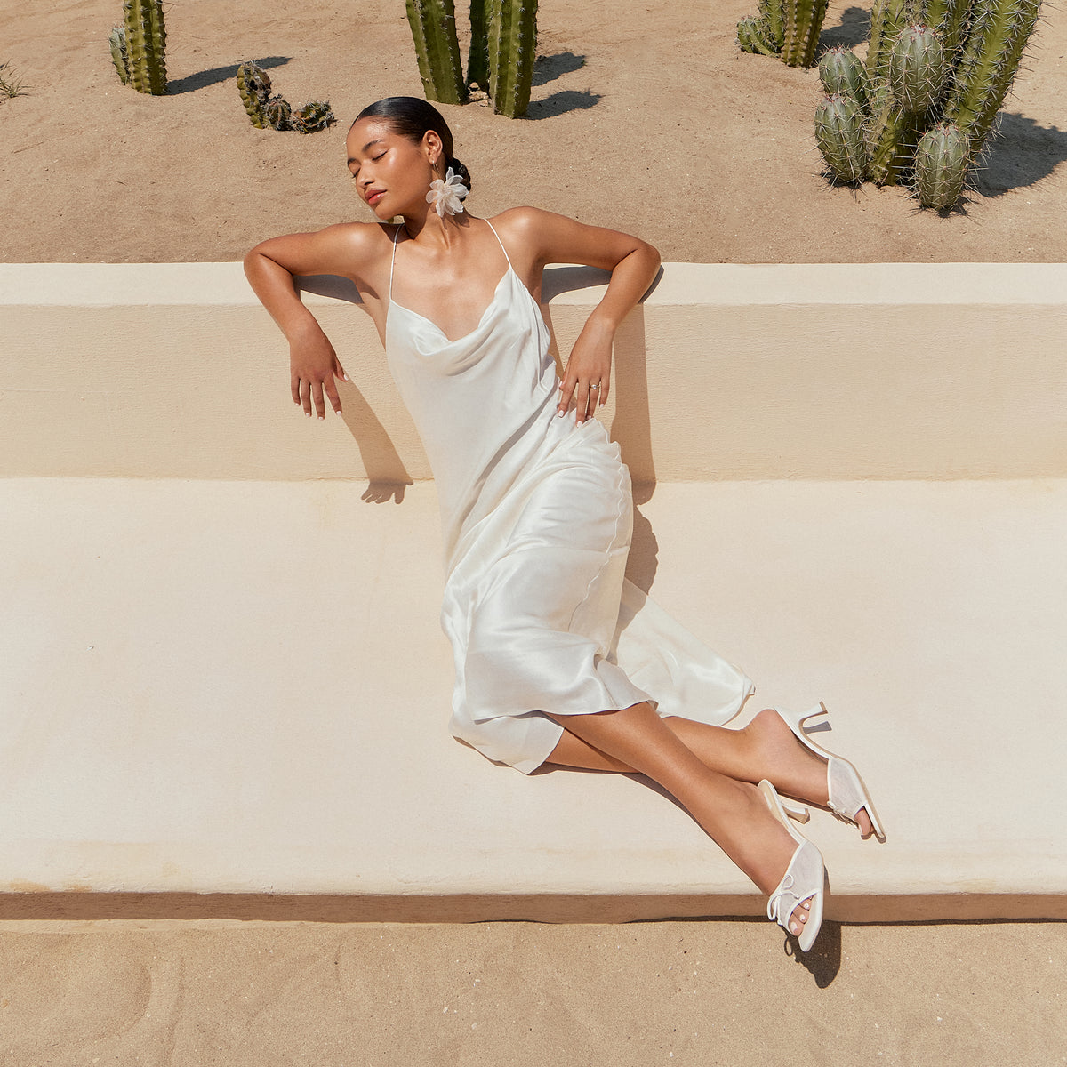 Galen White Tulle Heels | Dolce Vita