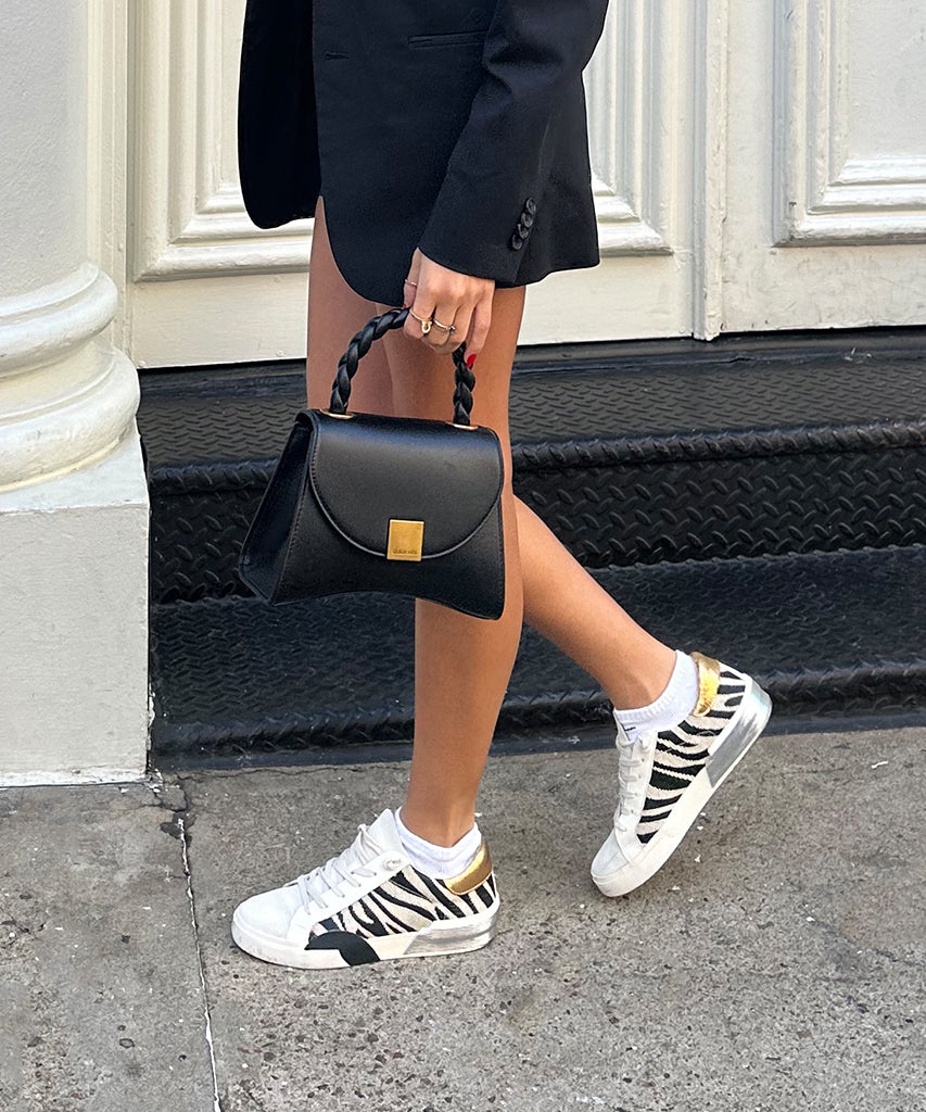 ZINA SNEAKERS ZEBRA FABRIC – Dolce Vita