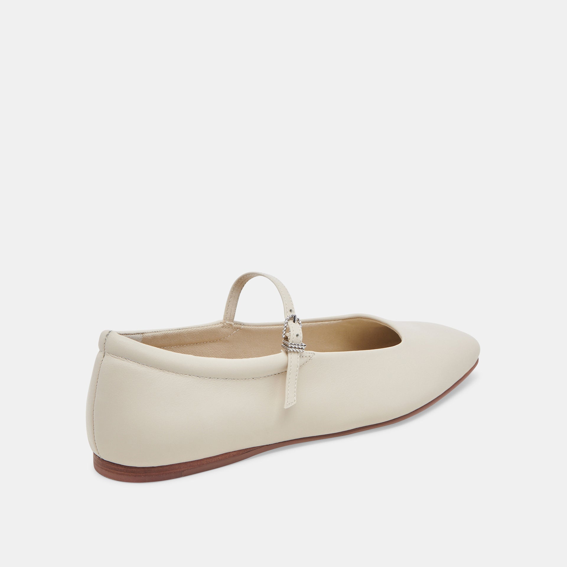 Reyes Ivory Leather Ballet Flats | Dolce Vita