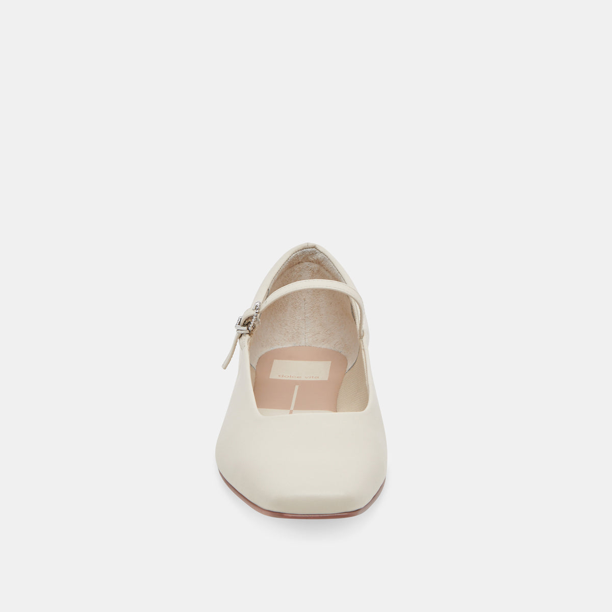 Reyes Ivory Leather Ballet Flats | Dolce Vita